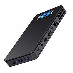 MeLE Overclock3C Mini PC Windows 11 Pro Micro PC Celeron N5095(4C/4T, up to 2.9Ghz, TDP 15W) 32GB DDR4 512GB ROM Small Desktop Computer with 2 X HDMI 4K@60Hz, USB-C, WiFi 6, BT5.2, VESA Mount