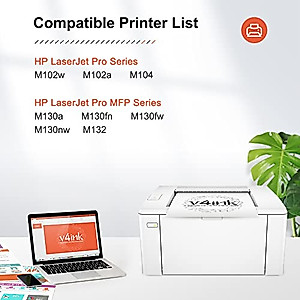 v4ink 3PK Compatible Replacement for HP 17A 19A CF217A Toner Cartridge CF219A Drum Black Ink Set for HP Pro MFP M130fw M130nw M130fn M130a M102w M102a Printer (1 Drum + 2 Toners)