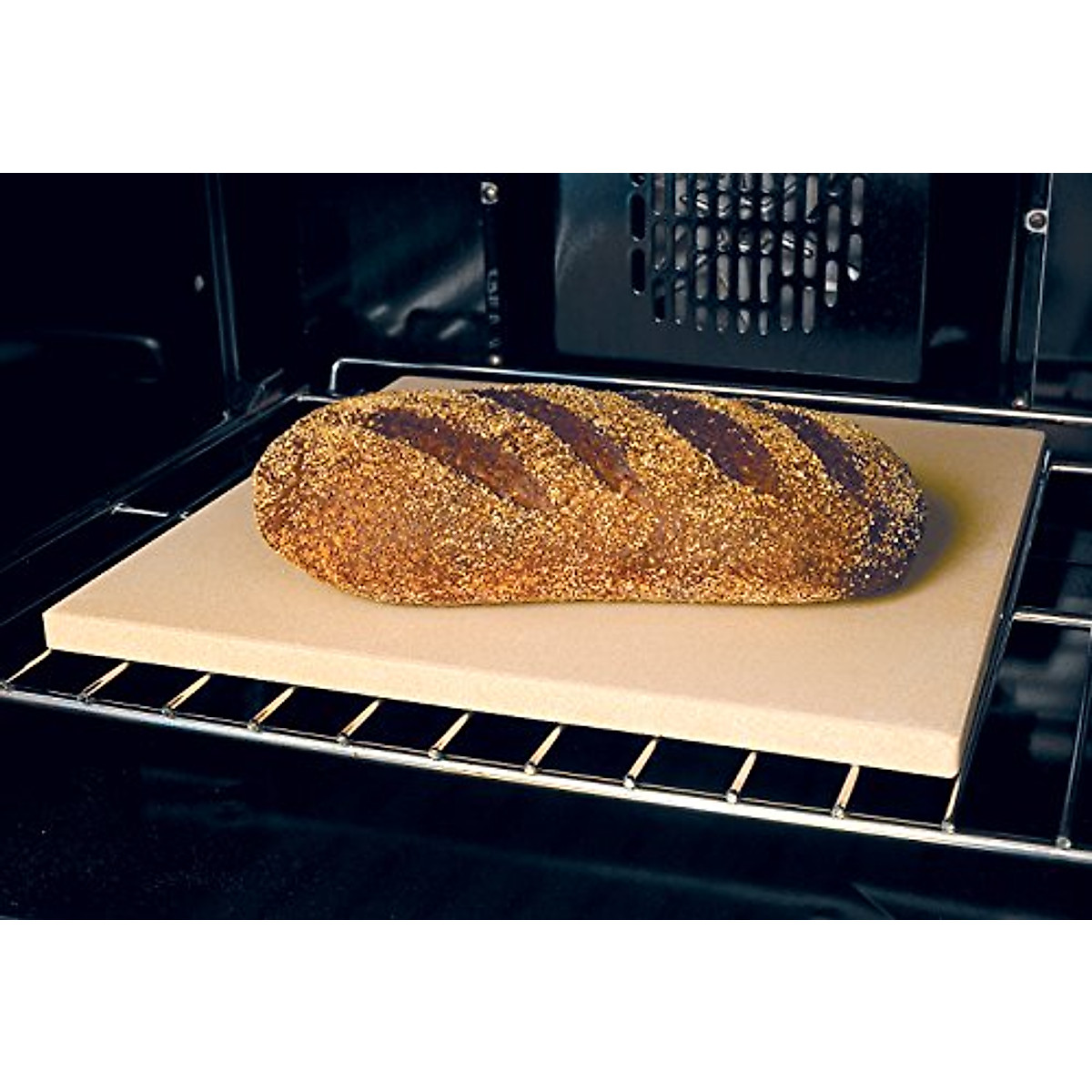 Pizzacraft 15" Square ThermaBond Baking/Pizza Stone - For Oven or Grill - PC9897