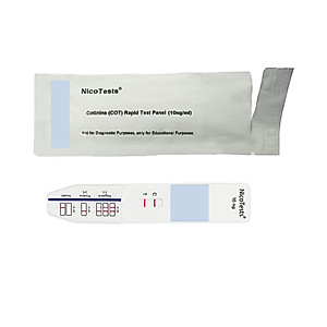 NICOTESTS - Nicotine Second Hand Smoke and Vape 10 ng Test (5 Pack)