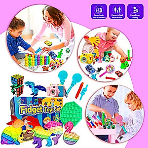 500 PCS Favors for Kids, Fidget Toys Pack, Easter Basket Stuffers, Goodie bag stuffers, Birthday Gift Toys, Stocking Stuffers Carnival Prizes Treasure Box Toys for Classroom, Pinata Stuffers, Bulk Toys Treasure Box for Boys and Girls