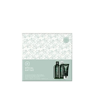 Tea Tree Paul Mitchell Special Holiday Gift Set, Shampoo, Conditioner + Hair Gel, For All Hair Types