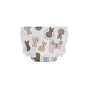 The Honest Company , Club Box , Clean Conscious Diapers , Spring Seasonal - Peace By Peace, Size 4, 60 Count