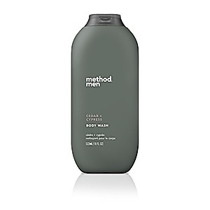 Method Men Body Wash, Cedar + Cypress, Paraben and Phthalate Free, 18 fl oz (Pack of 1)