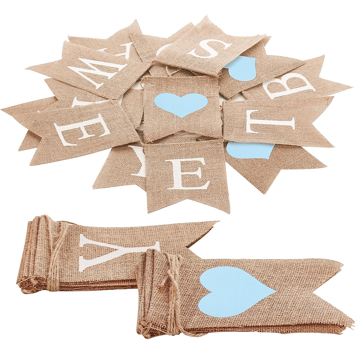 Sweet Baby Boy Banner Sign - Pre-Strung Welcome Baby Banner Baby Shower Banner - Baby Boy Banner Sign for Backdrop - Baby Shower Banner Sign Decorations for Baby Shower