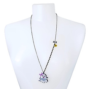 Betsey Johnson Ghost Pendant Necklace