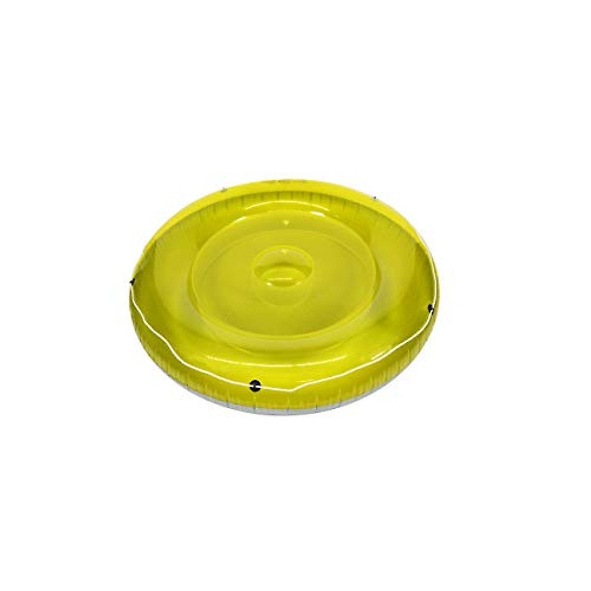 Swimline 9050 - 72" Swimming Pool SunTan Island Inflatable Lounger,Yellow and grey