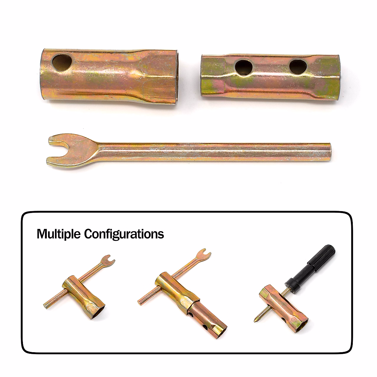 RW 0059-010 Metric Motorcycle ATV UTV Tool Kit + Storage Bag (9) Piece Set Compatible with Honda Yamaha Kawasaki Suzuki KTM Ducati