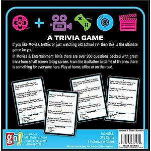 Go! Games, Movies & Entertainment Trivia Game
