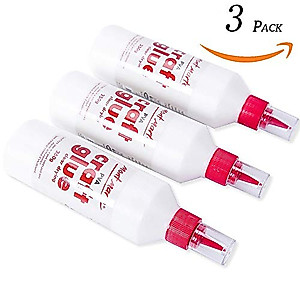 Mont Marte PVA Glue Craft Glue, Fine Tip 250g-3 Pack