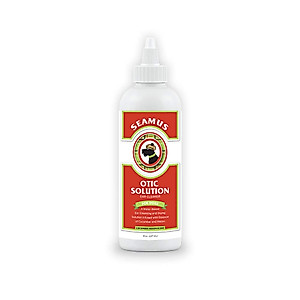 Seamus Otic Ear Solution - Best Ear Cleaner for Dogs, Professionally Formulated for Itch, Debris and Smell, Infused with Essence of Cucumber, Melon, Aloe Vera and Oatmeal Extract