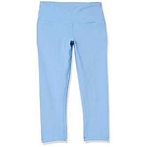 Amazon Essentials Women's Active Sculpt Mid Rise Capri Legging, French Blue, Large