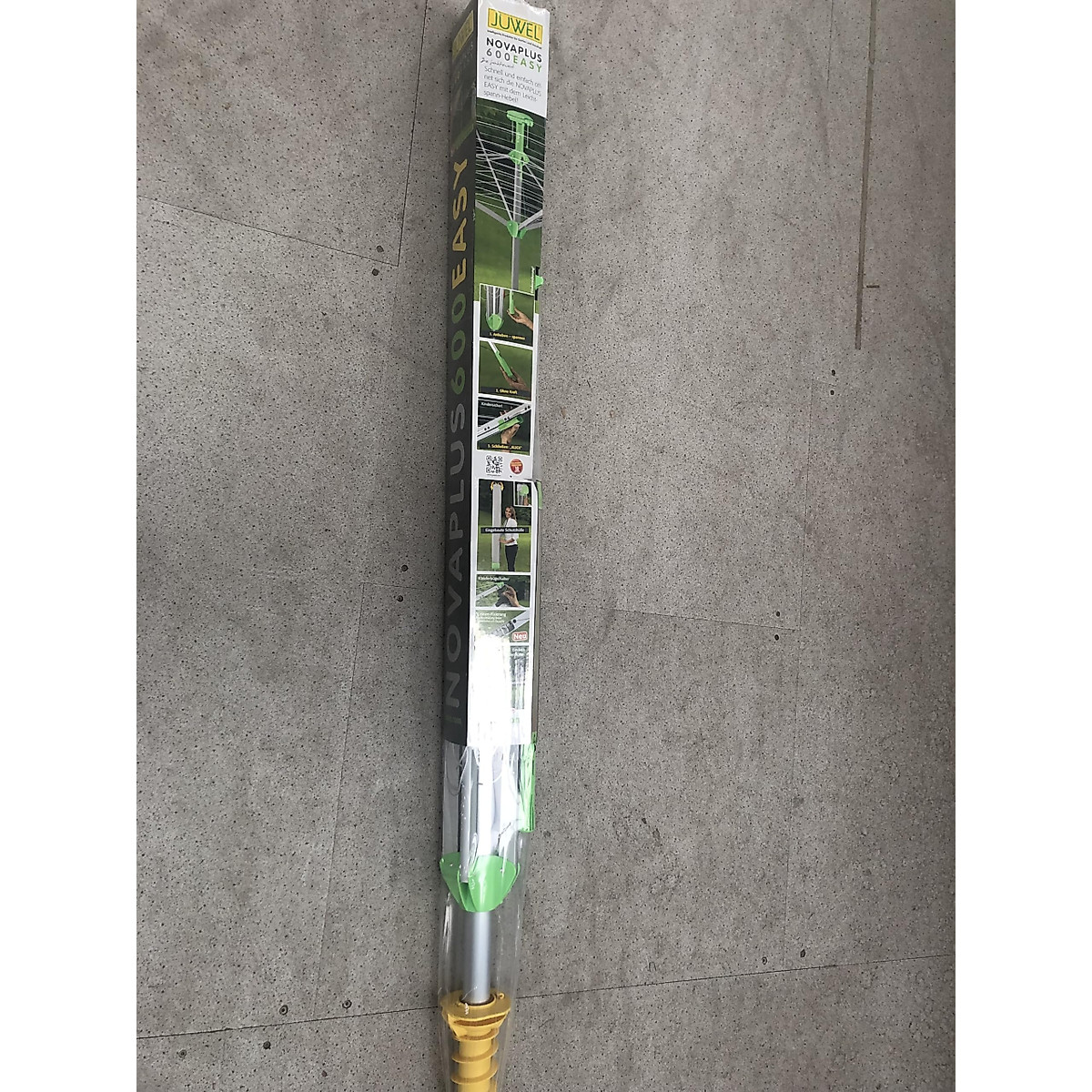 Exaco Novaplus 500 Rotary Clothesline, Silver/Blue