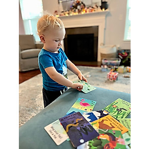 Creative Mango. Animal Action Cards. 25 Engaging Cards. Card Game for Toddlers. Active Toddler Game. 4"x6".