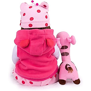 CHAREX Reborn Baby Dolls Toddler - Realistic Reborn Girl 18 inch Doll Weighted Lifelike with Soft Silicone Body Gift Set for Children Age 3+