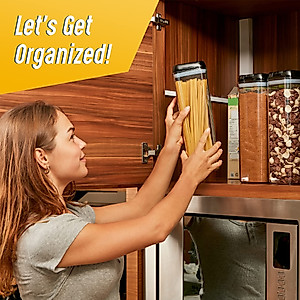 RedWoodBest Airtight Food Storage Containers Durable Food Containers to Keep Food Fresh – Tidy Your Kitchen Using Our Pantry Storage – Airtight Containers for Organizing - 1pc