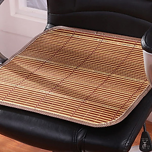 GEORPE Chair Pads Summer Household Bamboo Seat Pad Cool Car Seat Cushion Sofa Non-Slip Mat Modern Home Office