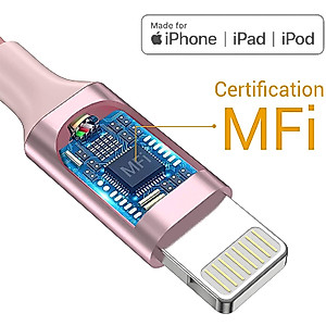 iPhone Charger,【Apple MFi Certifide】 4 Pack iPhone Cord iPhone Charging Cable Nylon Braided Compatible with iPhone 14 13 12 11 Pro Max Xs Xr 8 7