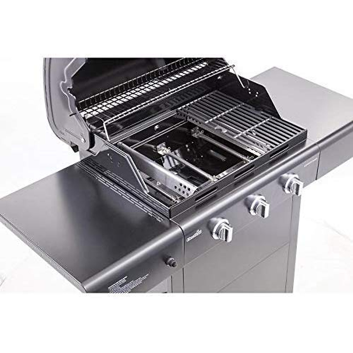 Replacement Parts for Charbroil Advantage 463344116 Grill, Grill Pipe Burner, Heat Plate Shield, Adjustable Carryover Tube and Grill Igniter Replacement for CharBroil 463344116, 466344116 Gas Grills