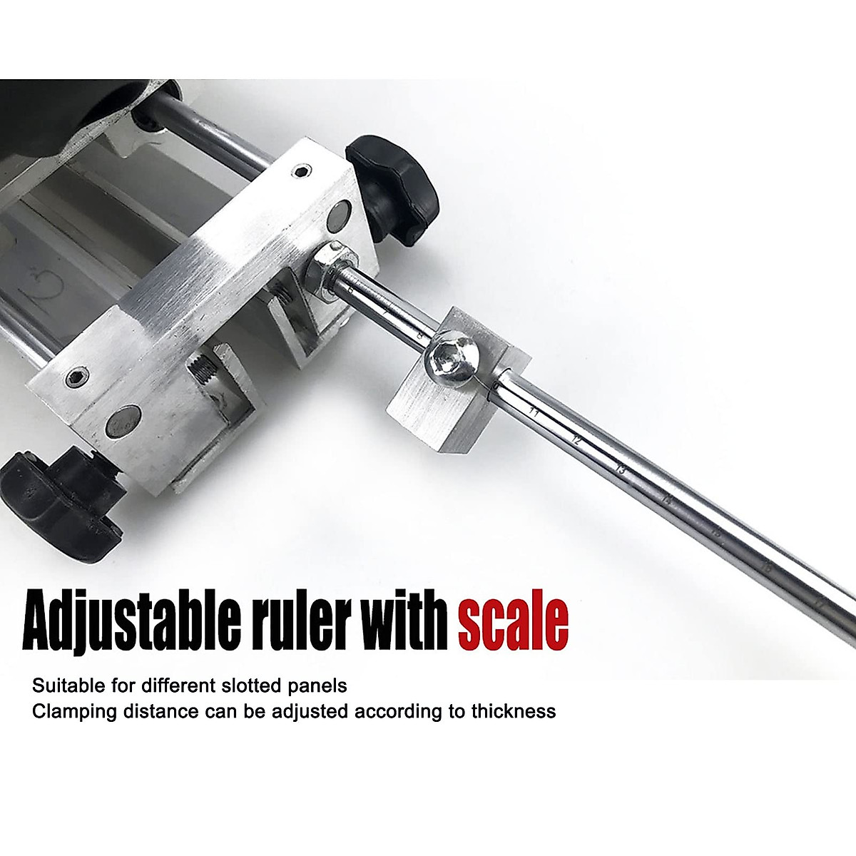 Kadimendium Rotary Tool Plunge Router Attachment Compact Woodworking Router Accurate Stable Wearproof Trimming Router for Woodworking