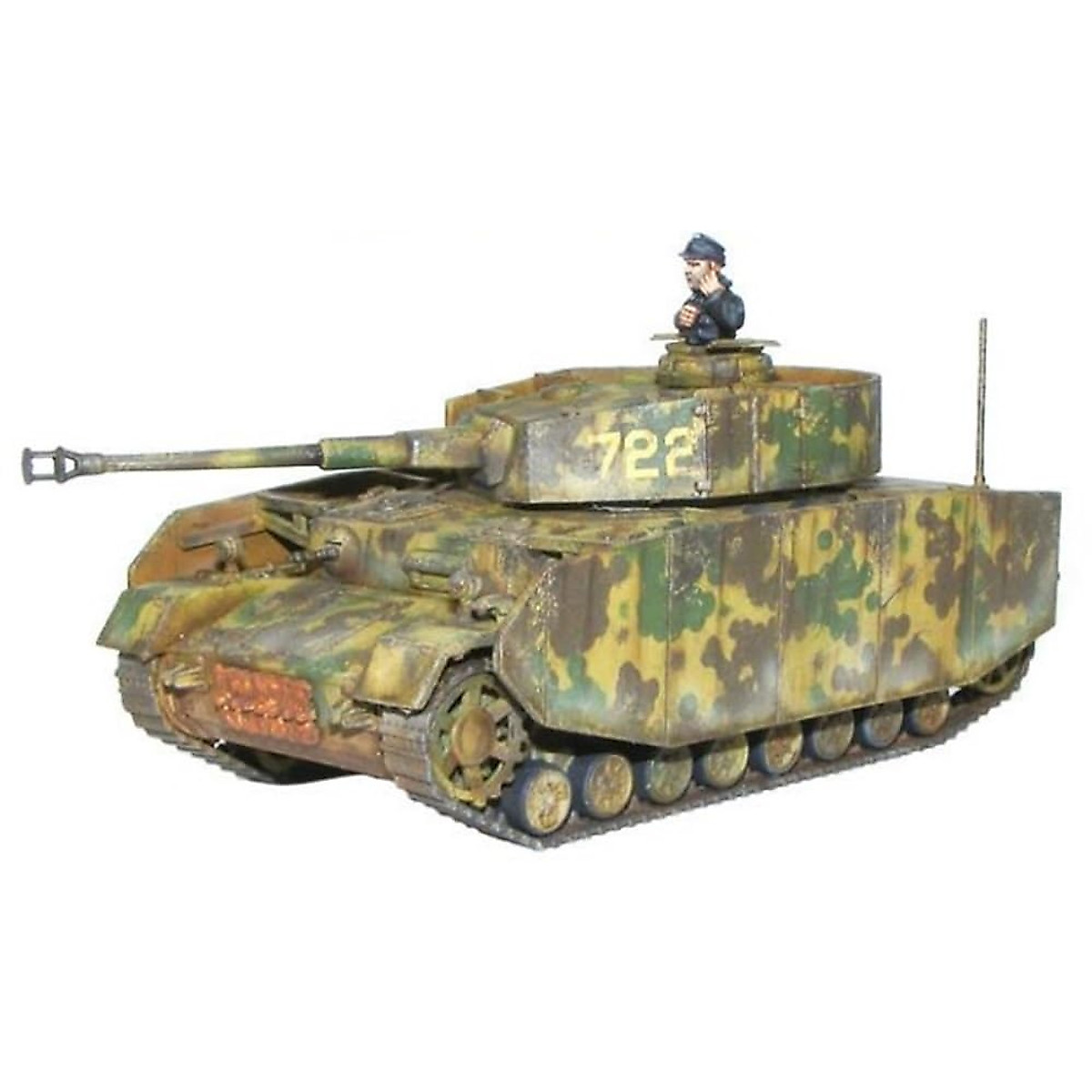 Bolt Action Panzer IV Ausf. F1/G/H Medium Tank 1:56 WWII Military Wargaming Plastic Model Kit