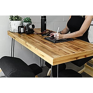Sleekform Folding Desk Lightweight Portable Wood Table, Small Wooden Foldable No Assembly Required