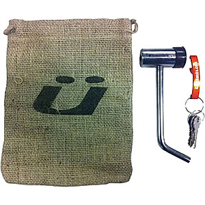 Kuat Hitch Lock Fits Bike Rack, Silver, 1.25"