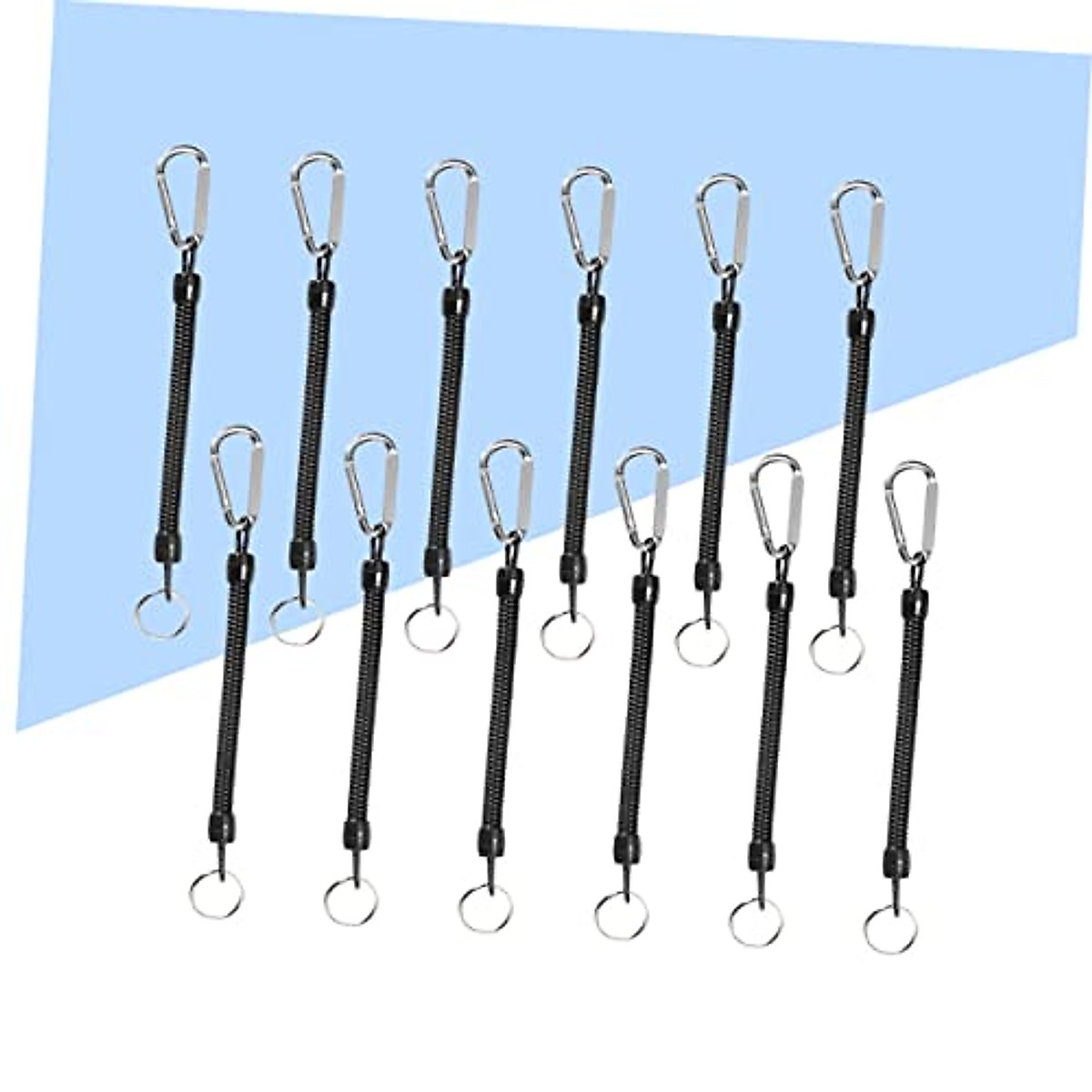 DOITOOL 24 pcs Lanyard for Phone for Cell Phone Fishing Lanyard Cellphone Lanyard Fishing Gear Tool Retractable Fishing Ropes Safety Boating Rope Security Gear Tools Key Rings Keychains