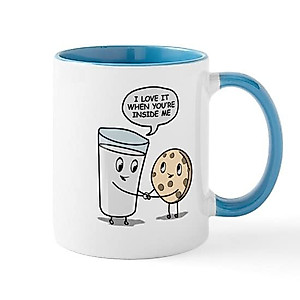 CafePress Milk And Cookies Mugs Ceramic Coffee Mug, Tea Cup 11 oz