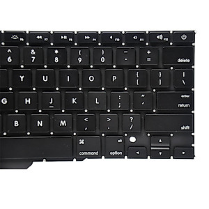 Padarsey New Replacement US Layout Backlit Keyboard Compatible for MacBook Pro 15" A1398 2013 2014 2015 Retina W/Screws(Please Confirm Your Your Keyboard Layout is US Layout!)