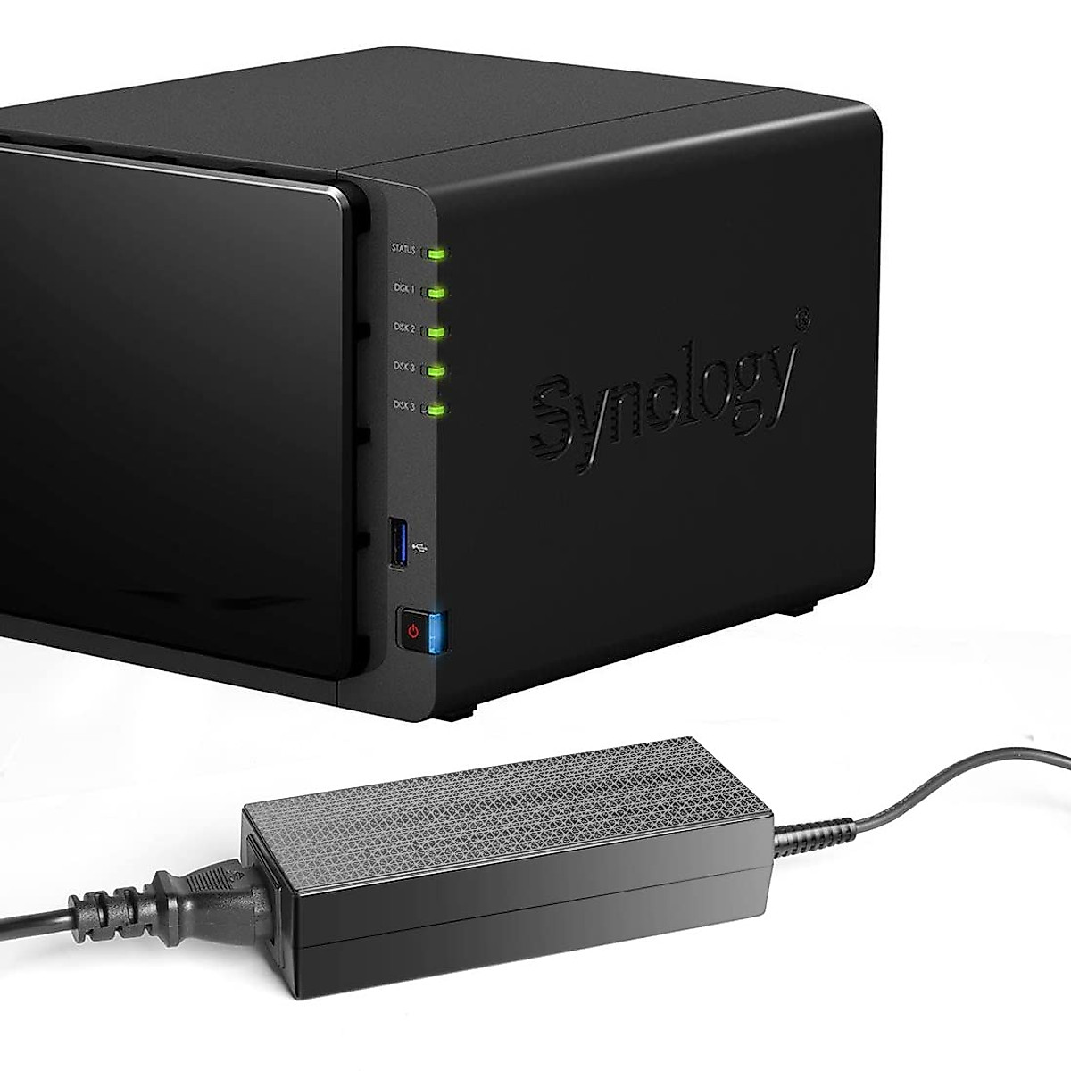 CASIMY 12V 8.33A AC Adapter Charger Compatible with Synology Disk Station DS410 DS411 DS411J DS412 DS413 DS414 DS415 DS710 DS712 DS416 DS418 DiskStation Network Storage NAS Server Power Supply 4-PIN