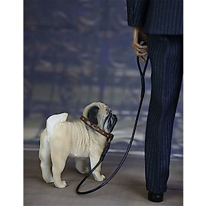 HiPlay 1/6 Scale Figure Doll Clothes, Head Sculpt+Coat+Shirt+Pants+Shoes+Gun+Dog Suit, Outfit Costume for 12 inch Male Action Figure Phicen/TBLeague CM092（Charcoal）