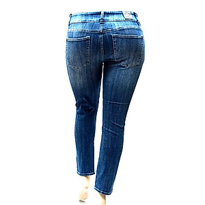 KUNMI Jack David ALLABREVE Gboomo 1826 WallFlower Plus Size Astylish Distressed Ripped Lee Blue Skinny Jeans Lildy vanberfia…