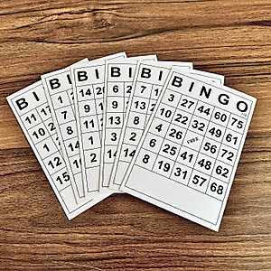 SEETOOOGAMES Bingo Game Cards Sheets - Paper Bingo Cards Bulk Reusable - Bingo Set for Adults, Family, Party, Large Groups - Pack of 120