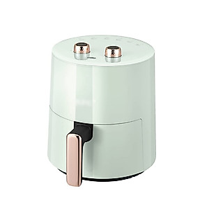 Home Air Fryer Large Capacity Oven Smart Oil-Free Electric Fryer Multifunctional Fully Automatic Fryer Kitchen Appliances (Green 24.5 * 30 * 30.5cm) (Green 24.5 * 30 * 30.5cm) (Pink 24.5*30*30.5c