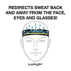 Halo Headband womens Visor Halo Headband, Black, Large-X-Large US