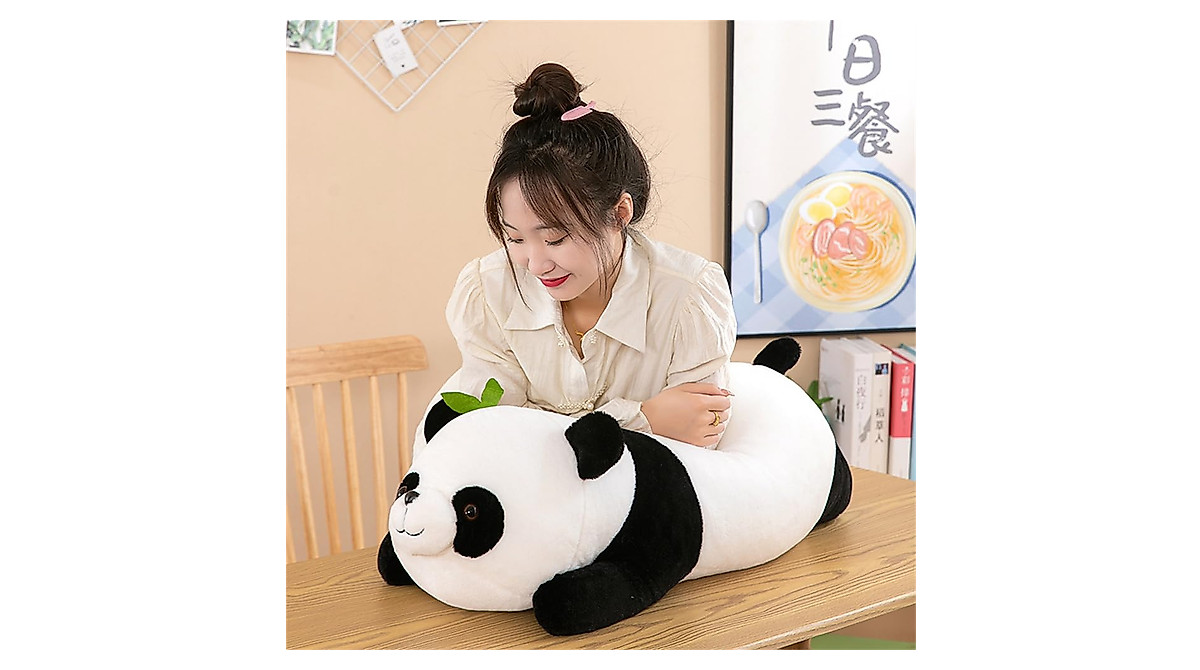 Cute Panda Plush Toy - Soft 19.7IN Hugging Body Pillow Gift