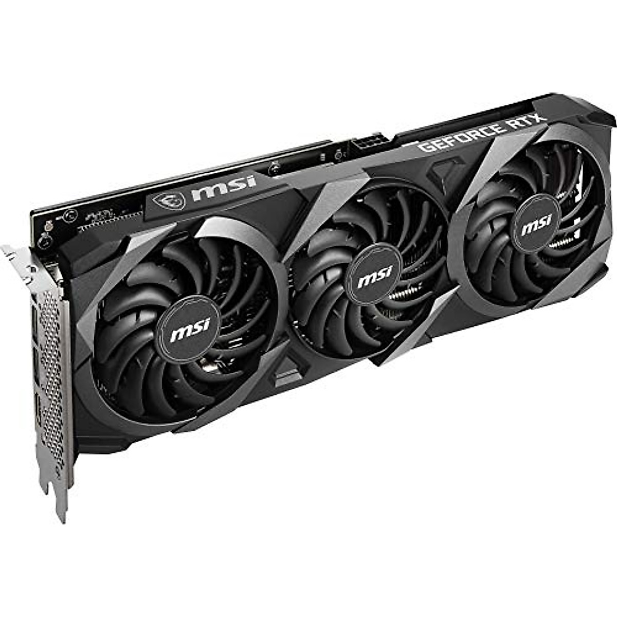 MSI GeForce RTX 3060 Ti Ventus 3X 8G OC LHR Gaming Graphics Card - 8GB GDDR6, 1695MHz, PCI Express Gen 4, 256-bit, 3X DP v 1.4a, HDMI 2.1 (Supports 4K)