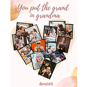 Onebttl Grandma Christmas Gifts, Insulated Stainless Steel Coffee Mug with Lid and Handle, Birthday, Mother's Day gifts, Shimmering Purple, (12 oz) Best Grammy Ever, Grammy gifts