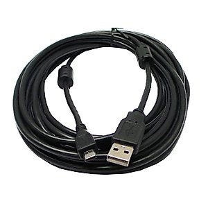Importer520 20Ft Extra Long PS4 Controller Charging Cable w/ Ferrite Core for Playstation 4 Dual Shock 4