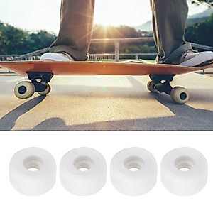 DEALPEAK Skateboard Wheel 52mm 1 Piece PU High Rebound High Hardness Skateboard Wheels Replacement Accessory for Street Park Skating