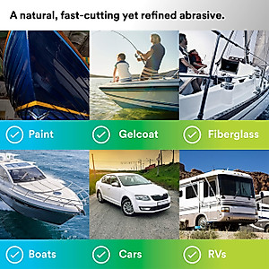 3M Wool Polishing Pad (05713) – For Boats, Cars, Trucks and RVs – Single-Sided – 9 Inches , Yellow