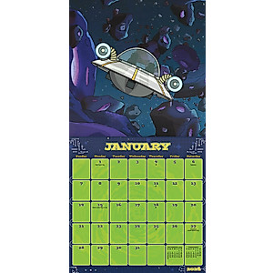 2024 Cartoon Network Rick and Morty Wall Calendar