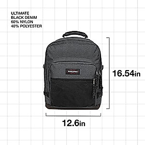 Eastpak Ultimate Backpack - Bag for Laptop, Travel, Work, or Bookbag - Dark Grey