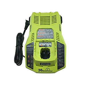 Ryobi P108 One+ 18V 4.0AH Lithium Ion Battery and P117 One+ Dual Chemistry Lithium Ion and NiCad Battery Charger (2 Piece Combo Set)