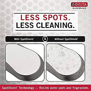 DELTA Dansant Towel Hook, Robe Hook Satin Nickel Towel Holder for Bathroom, Bathroom Accessories, 135241 2.4 x 2.9 x 4.8 Inches