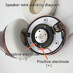 Komsunma Headphone Speaker Driver Replacement for Beats Studio2, Studio3, Solo2, Solo3, Bose QuietComfort QC25 QC35 QC2 QC15 AC25 AC35 32ohm 40mm Headset Speaker Parts(2-Pack)