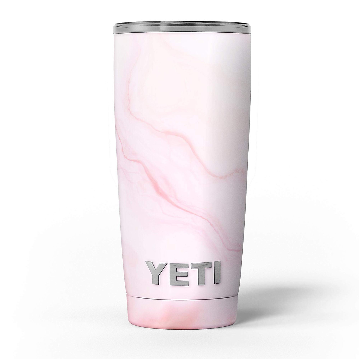 Design Skinz Marble Surface V1 Pink - Skin Decal Vinyl Wrap Kit Compatible with The Yeti Rambler Cooler Tumbler Cups