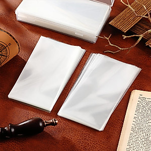 Shappy 301 Pieces Paper Money Holders with 2 Pcs Plastic Storage Case Clear Currency Sleeves Plastic Bill Pages Bill Storage Sleeves for Cash Dollar Currency Collectors Money Protector