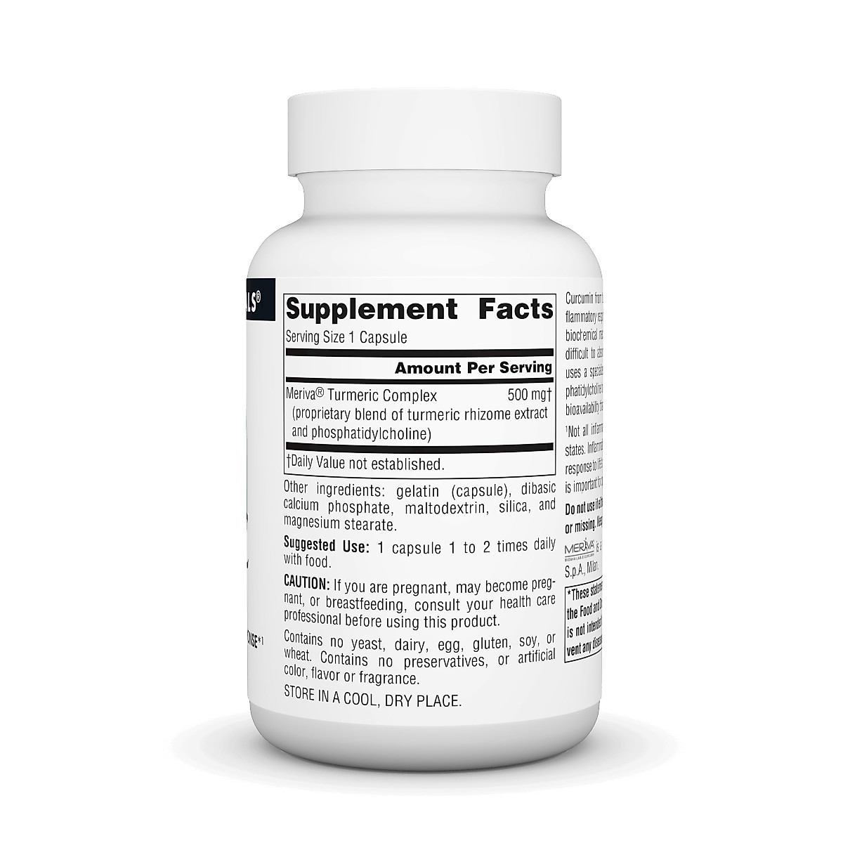 Source Naturals Turmeric with Meriva for Healthy Inflammatory Response* - 500mg, 60 Capsules